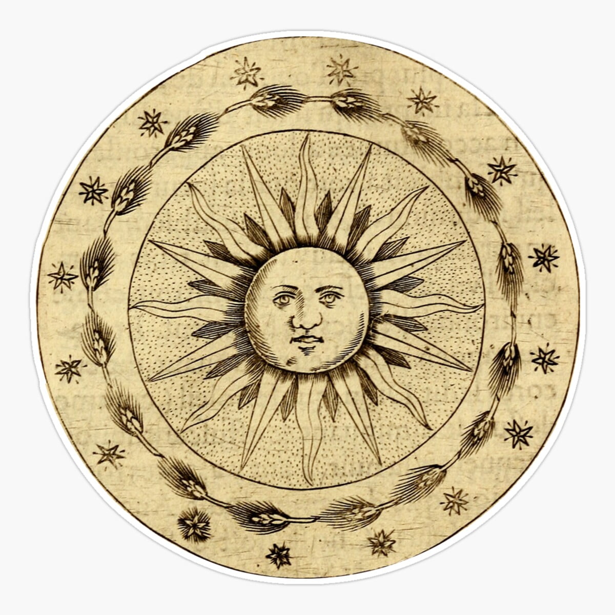 Maneki Ancient Sun Manuscript - Sunshine Er, Sun God Worship, Antique ...