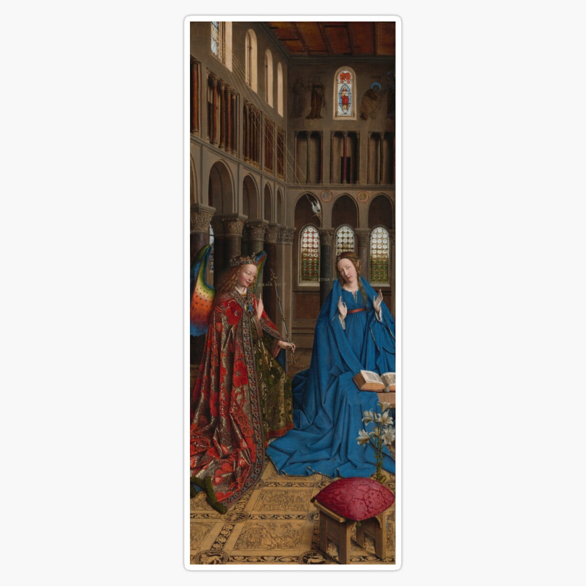 Maneki The Annunciation | Jan Van Eyck | 1436 Netherlandish Renaissance ...