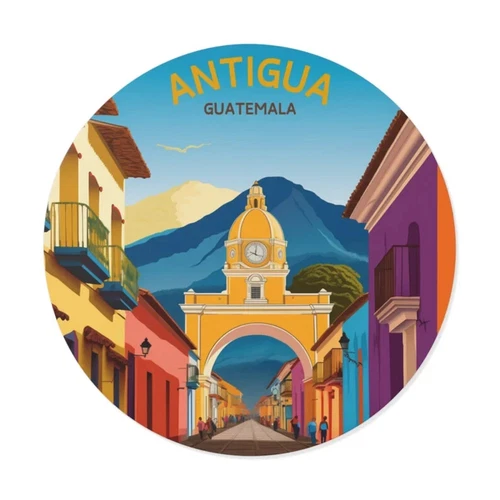 Maneki Antigua Guatemala Sticker – Waterproof Central America Decal For ...