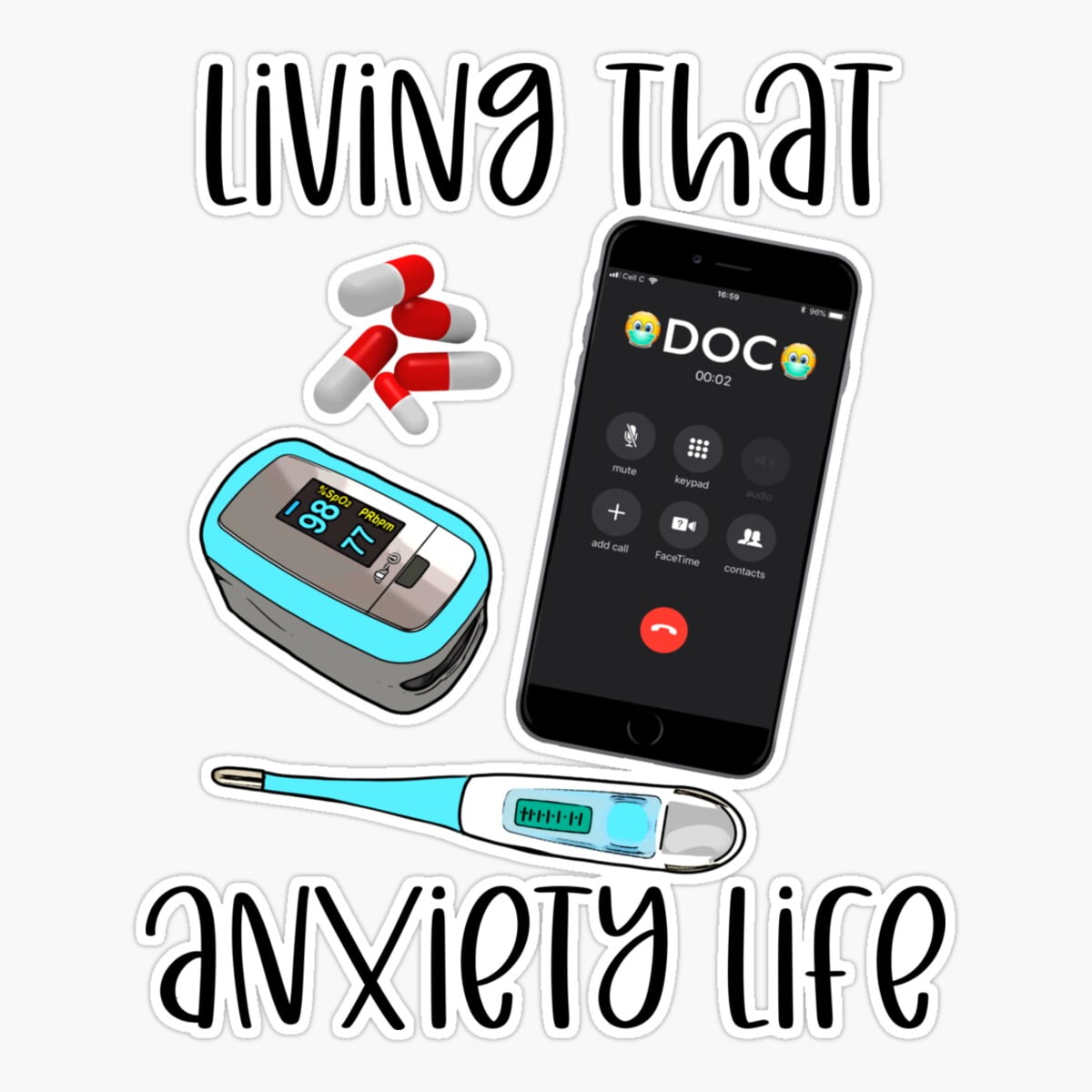 Maneki Anxiety Hypochondriac Living That Anxiety Life Awareness ...