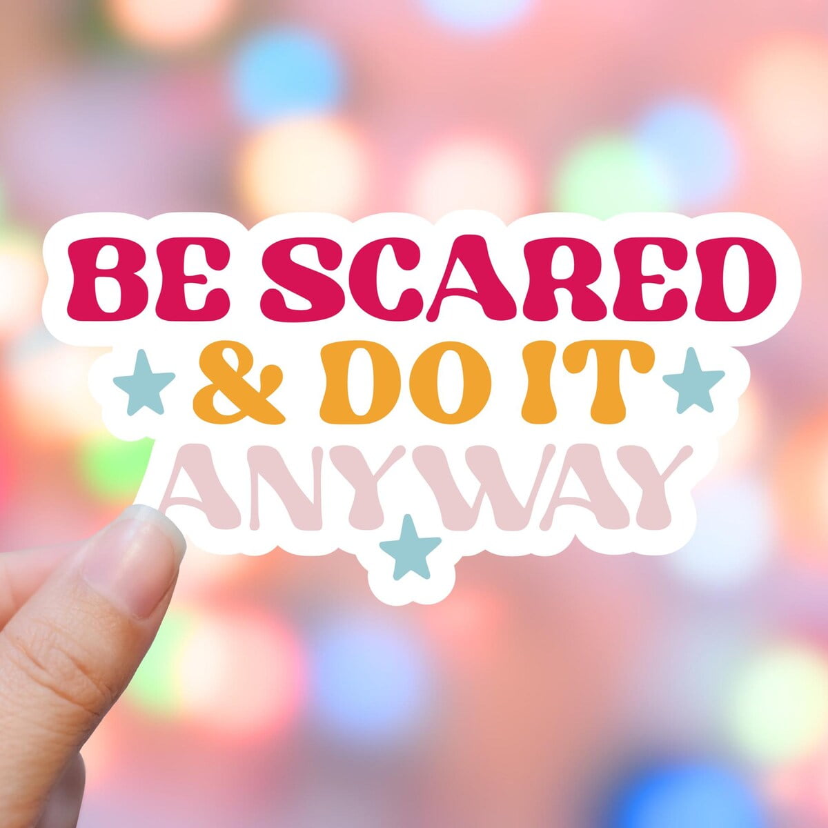 Maneki Do It Anyway Sticker, Best Gifts For Her, Affirmation Stickers ...