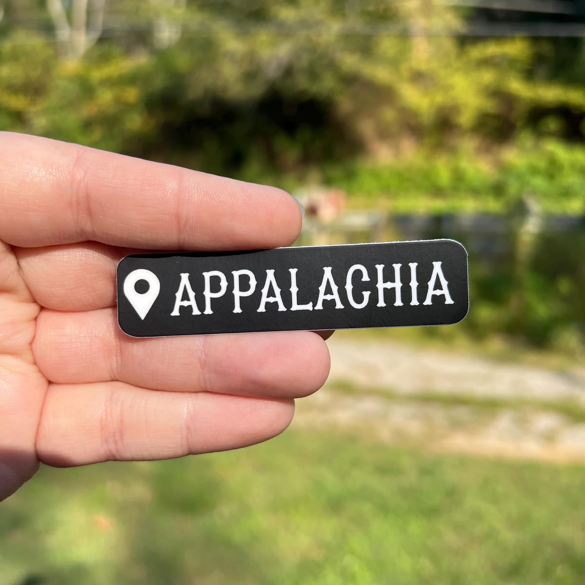 Maneki Appalachia Location Tag Sticker, Country Sticker, Laptop Sticker ...
