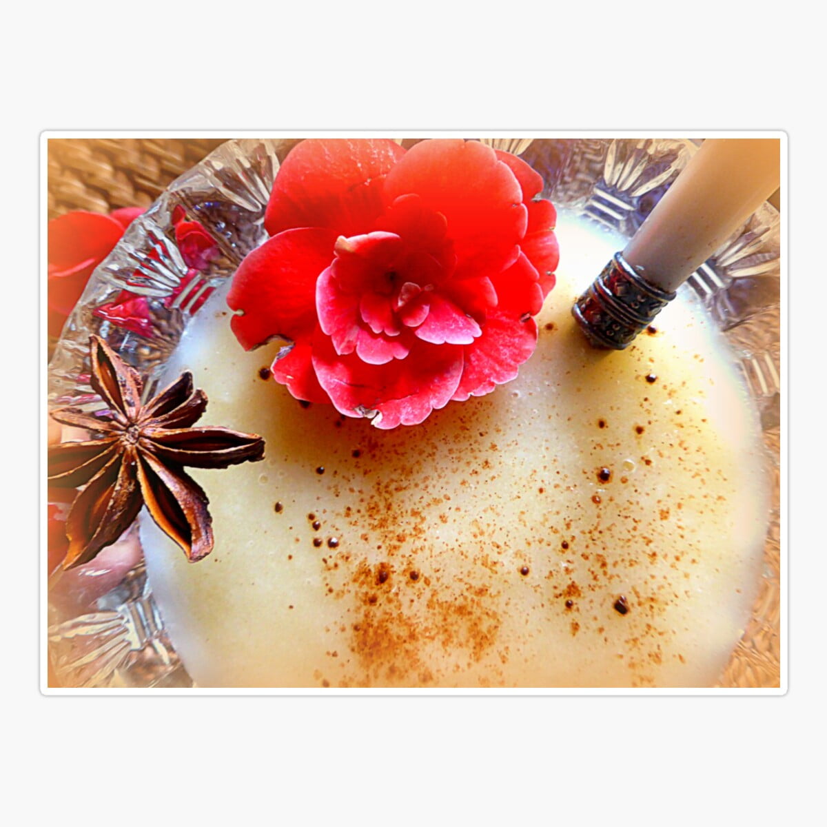 Maneki Apple And Pear Compote With Staranise Sticker, Phone Decal Water ...