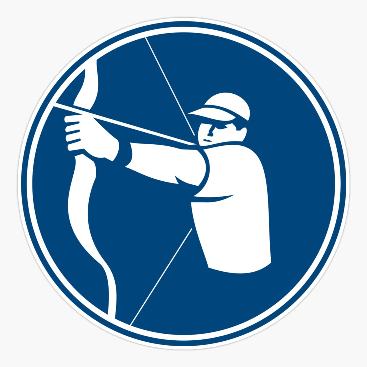 Maneki Archer Bow Arrow Circle Icon er - Walmart.com