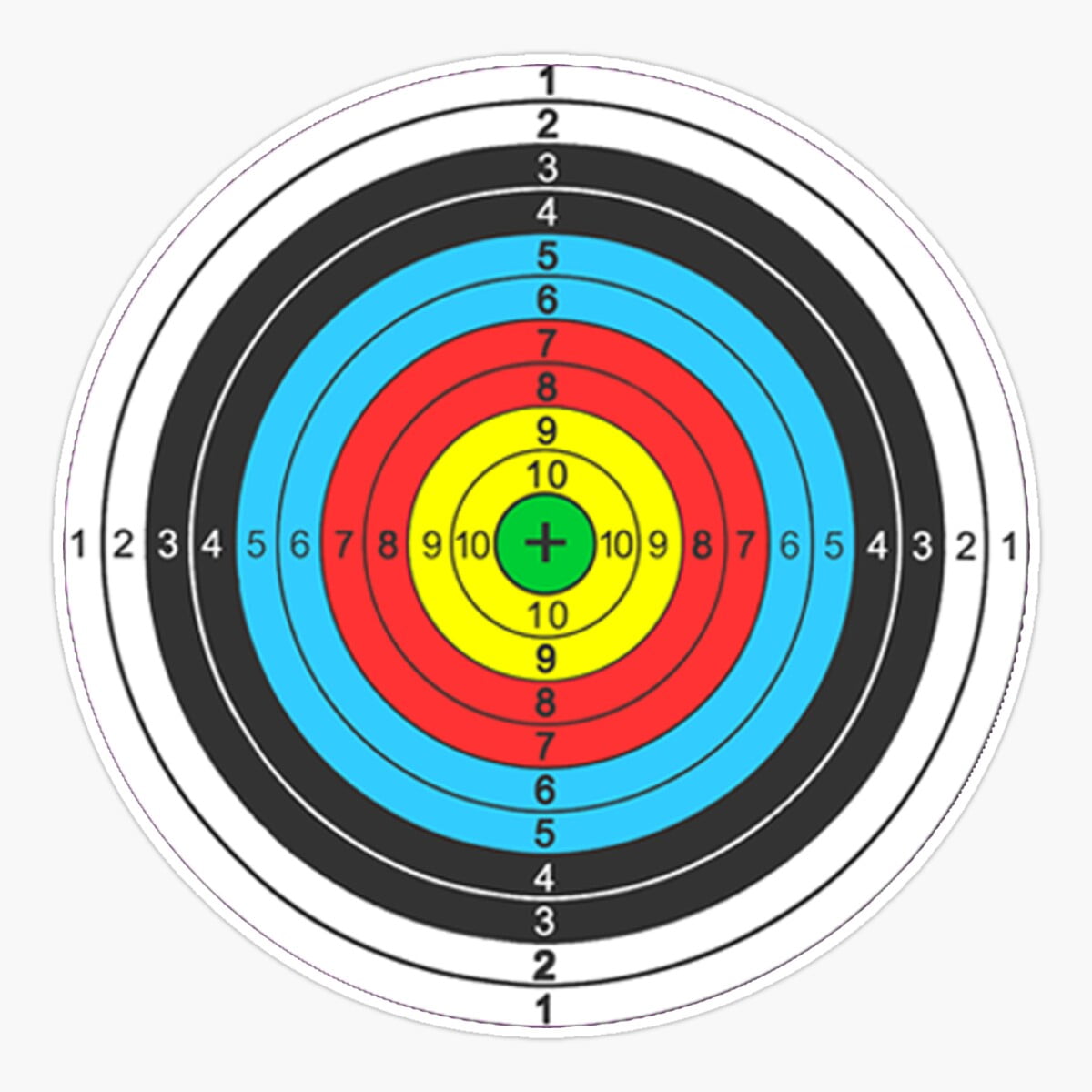 Maneki Archery Target Competition Prize Er, Phone Decal Water Bottle ...