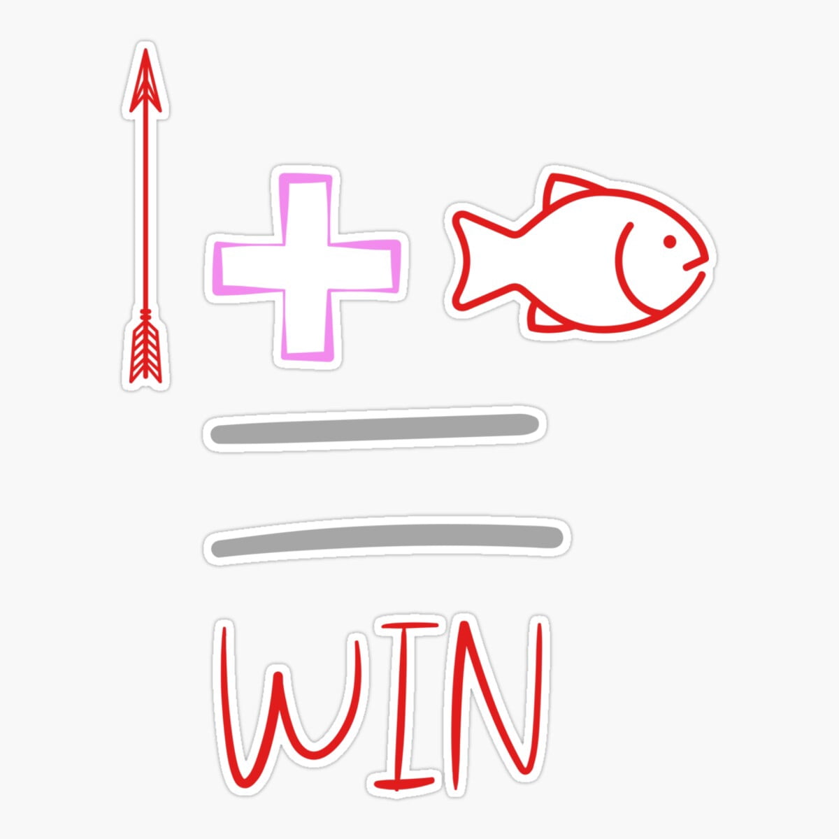 Maneki Archery + ish = Win || Bowishing er,Phone Decal Water Bottle ...
