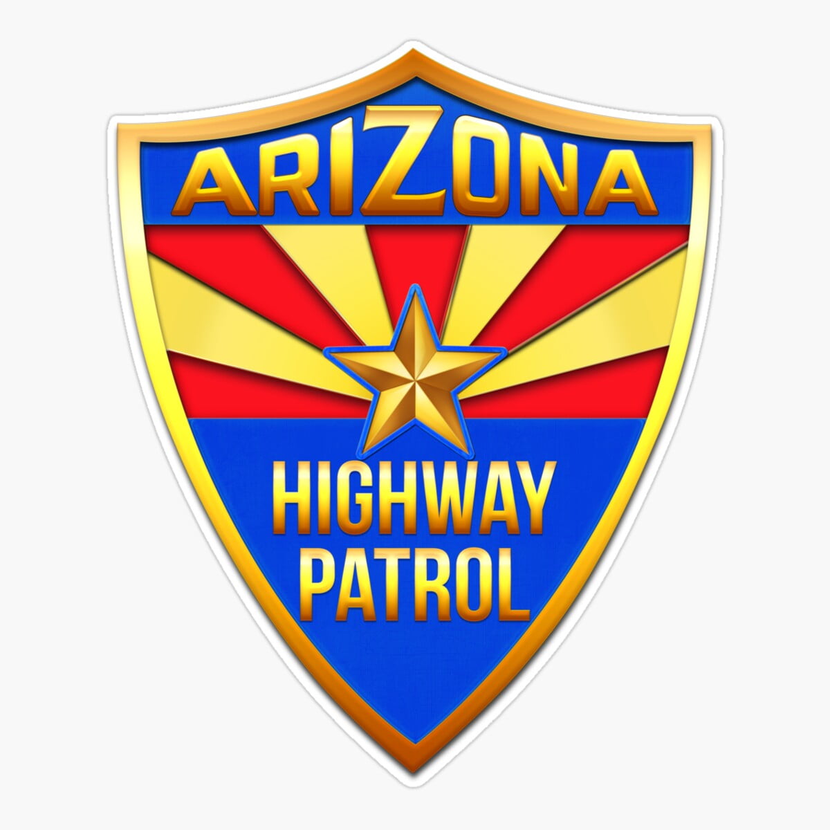 Maneki Arizona Highway Patrol - Ahp - Shield, Logo, Badge V1 Er, Phone ...