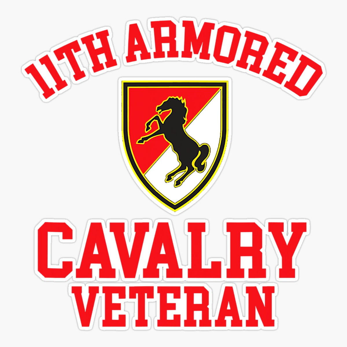 Maneki Armored Cavalry 11Th Regiment 11Th Acr Er, Phone Decal Water Bottle Stickers Car Decals ...