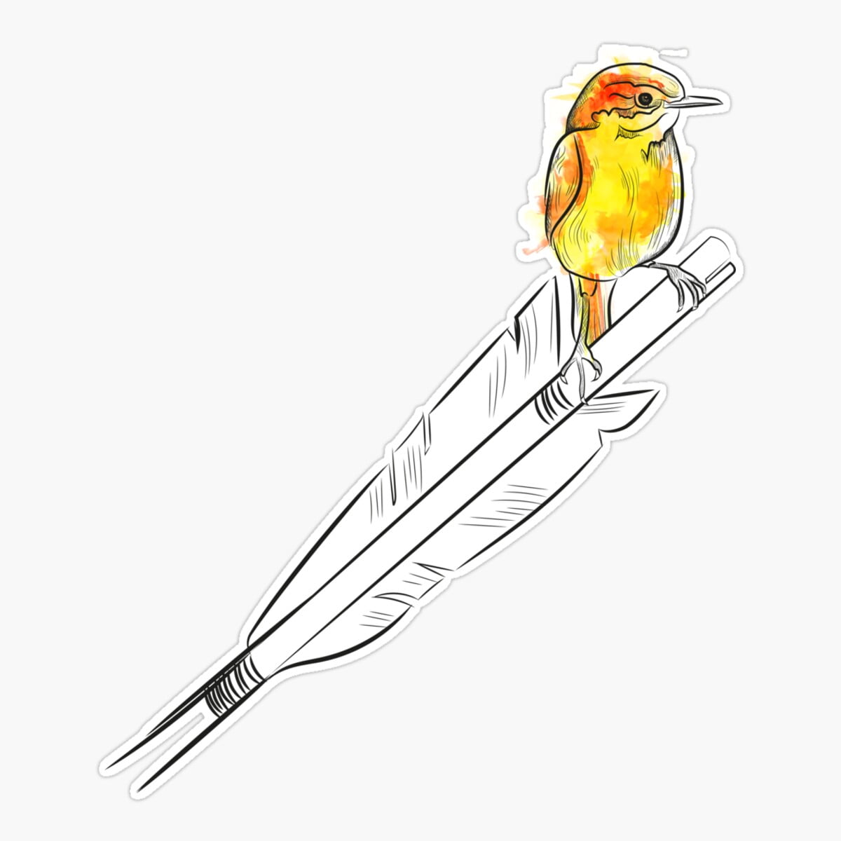 Maneki Arrow Bird (Archery By Bowtique) Er, Phone Decal Water Bottle ...