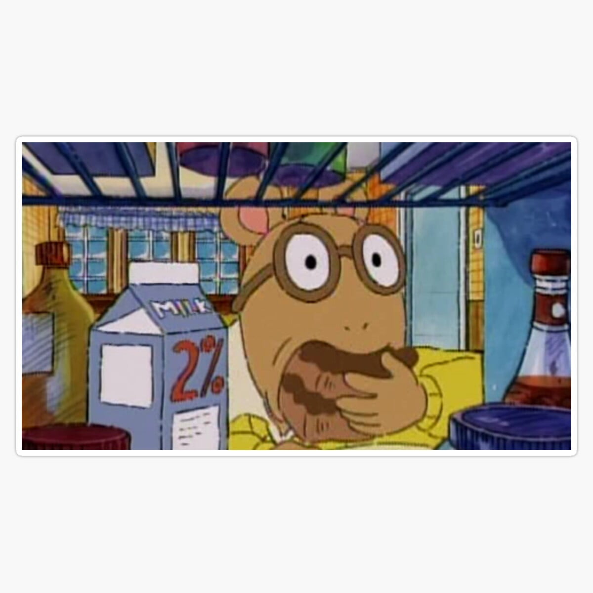 Maneki Arthur Shovin Cake In His Mouth Pbs Kids Arthur Cartoon Tv Show ...