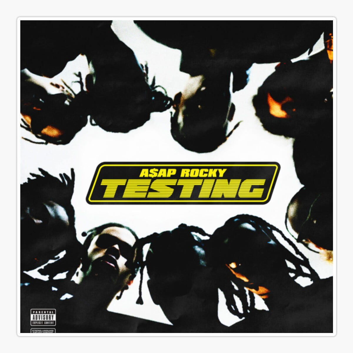 Maneki Asap Rocky Testing Sticker, Phone Decal Water Bottle Stickers ...