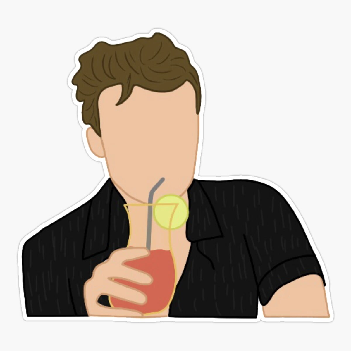 Maneki Ashton Irwin Cocktail Chats Sticker, Phone Decal Water Bottle ...