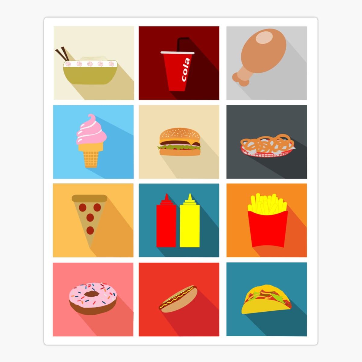 Maneki Ast Ood Ries Hot Dog Burger Cooking Cook Oodie Che Sticker ...