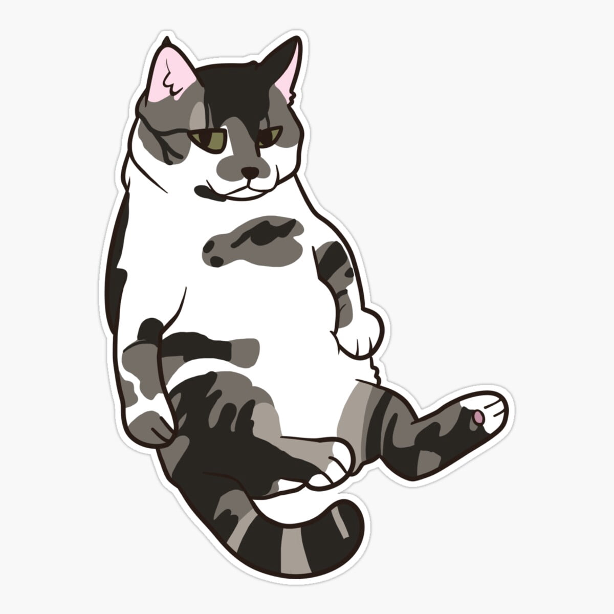 Maneki At Cat Sticker, Phone Decal Water Bottle Stickers Car Decals ...