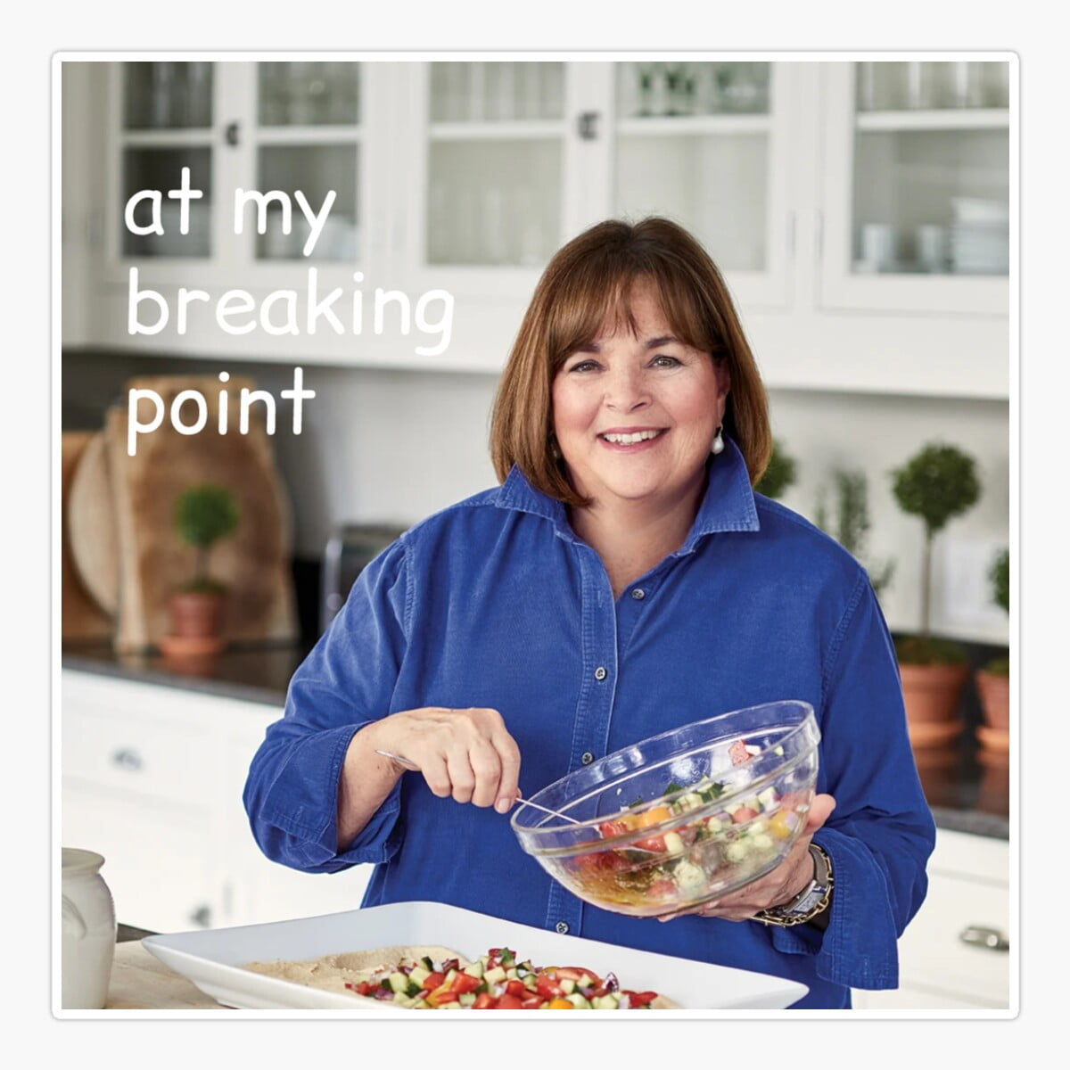 Maneki At My Breaking Point Sticker, Phone Decal Water Bottle Stickers ...