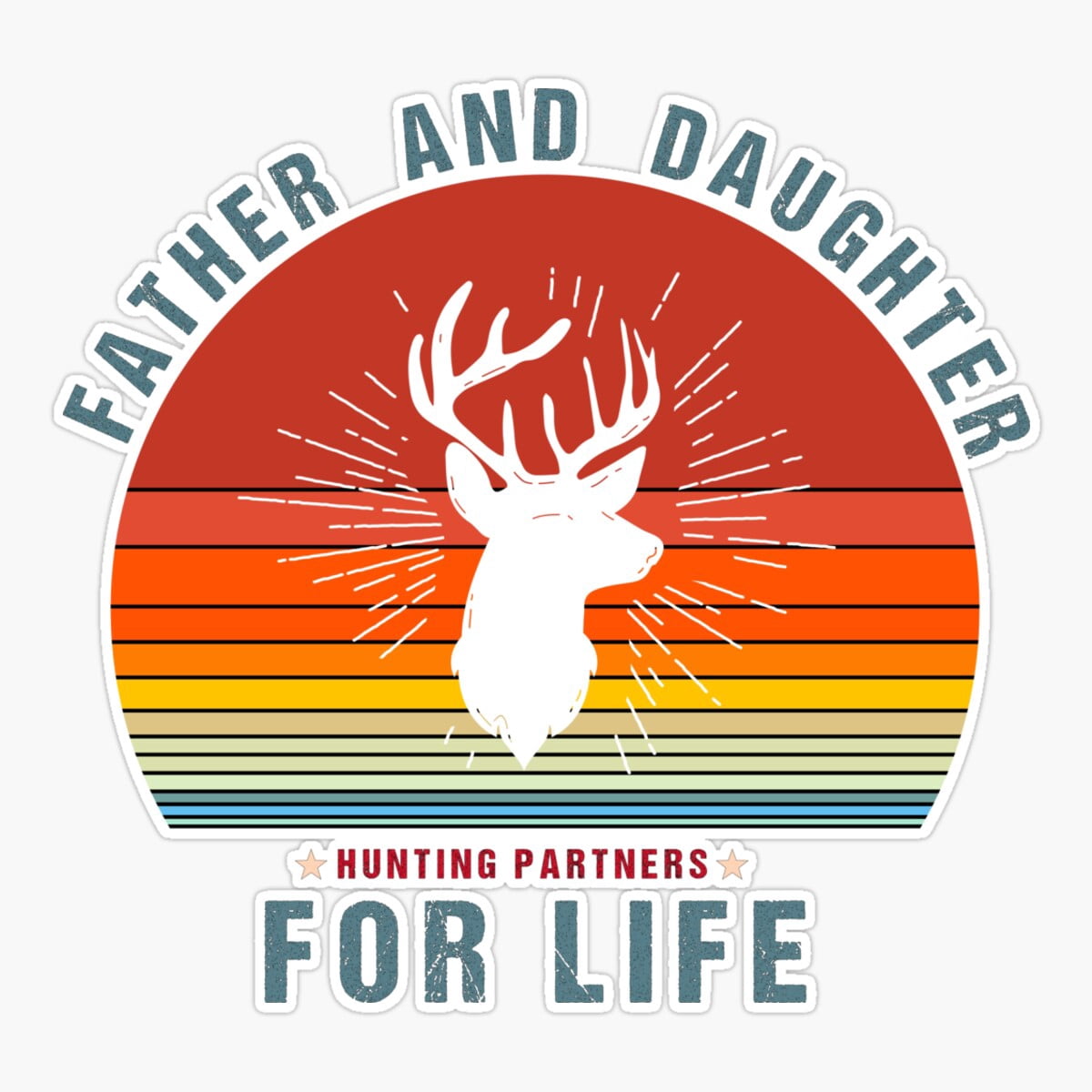 Maneki Ather And Daughter Hunting Partners Or Lie Er, Phone Decal Water ...