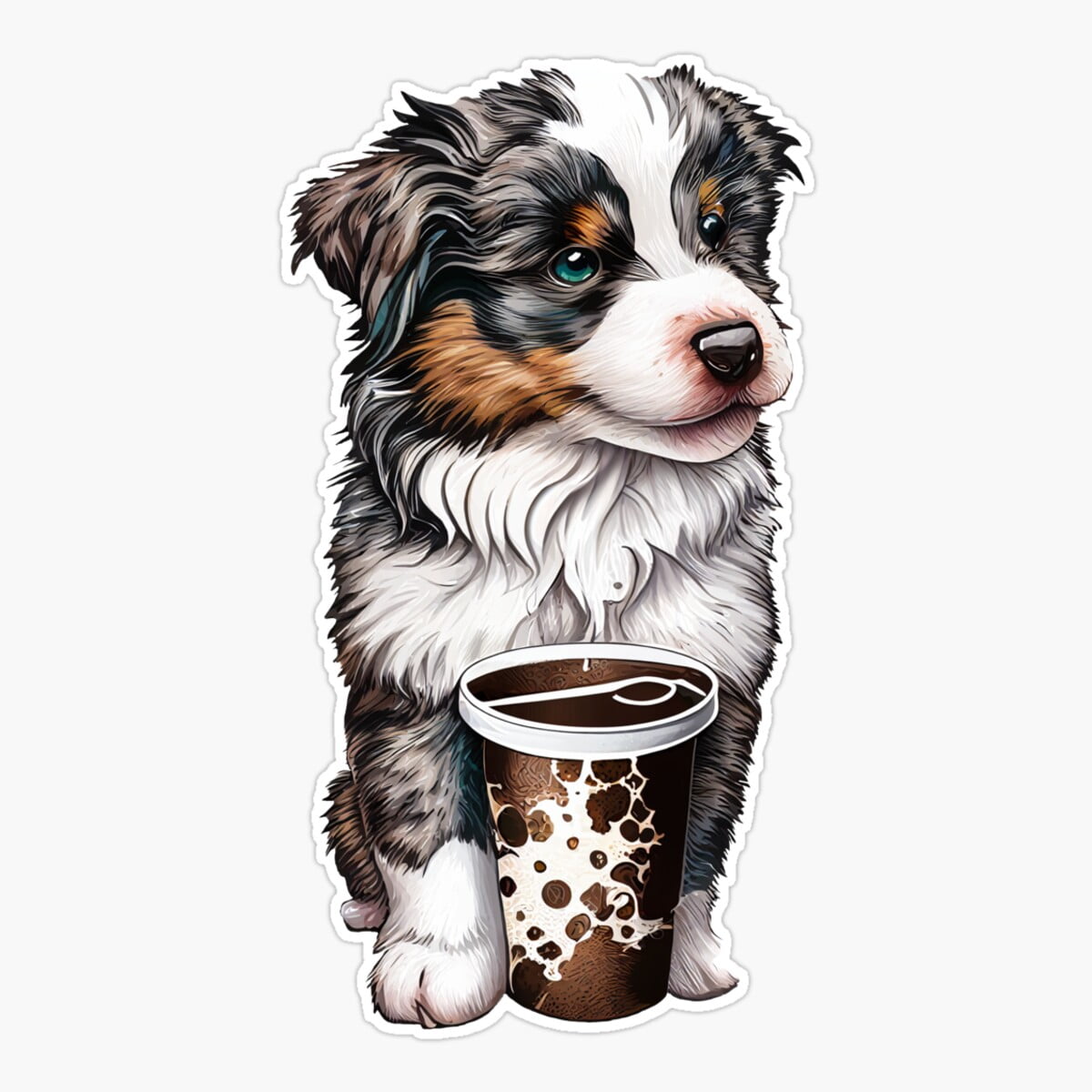 Maneki Aussie Blend: Perk Up Your Day With A Merle Australian Shepherd ...