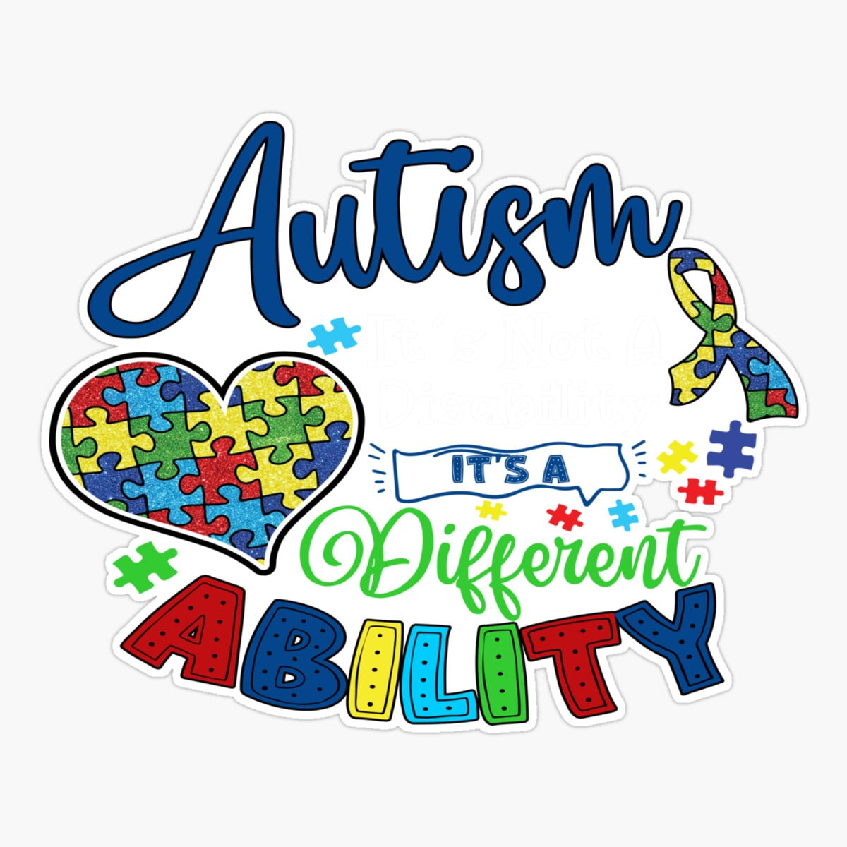 Maneki Autism, It'S Not A Disability, It'S A Different Ability. World ...