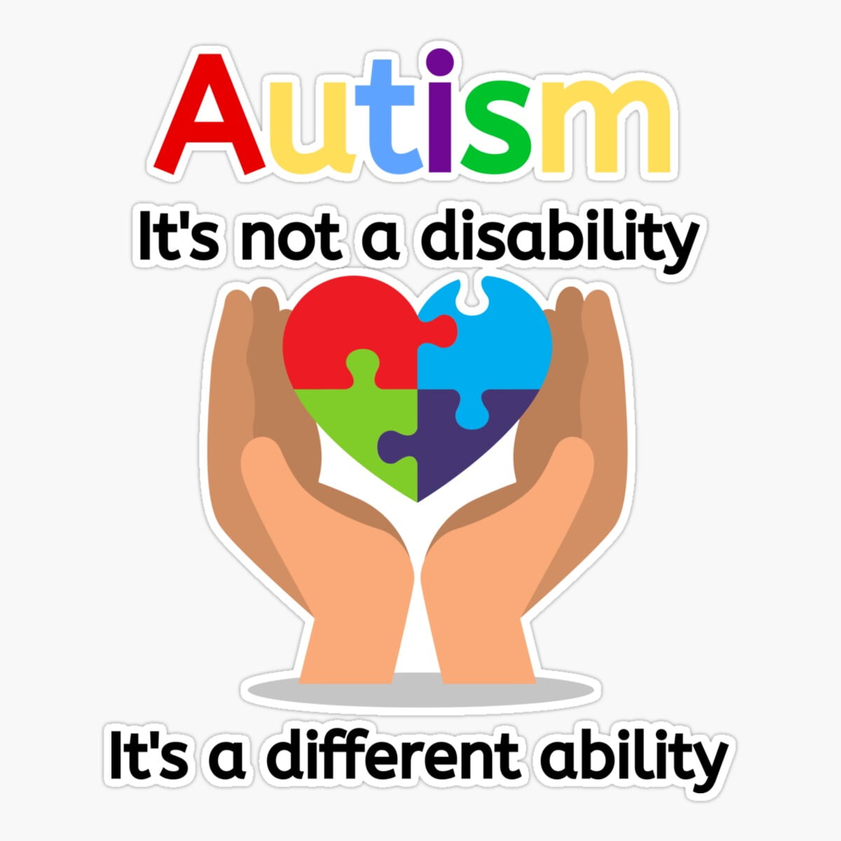 Maneki Autism Its Not A Disability Its A Different Ability Er, Phone ...