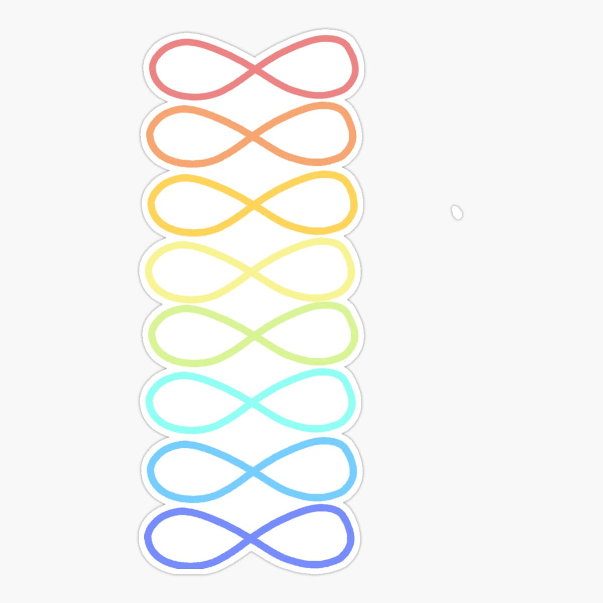 Maneki Autism Pride Infinity Symbols Er, Phone Decal Water Bottle ...