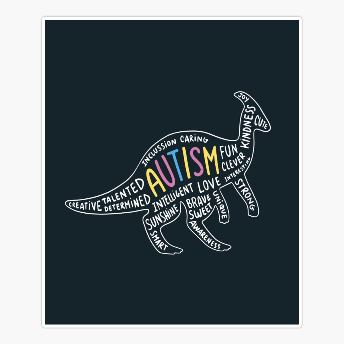 Maneki Autism Pride - Positive Ability Awareness Dinosaur Er, Phone ...