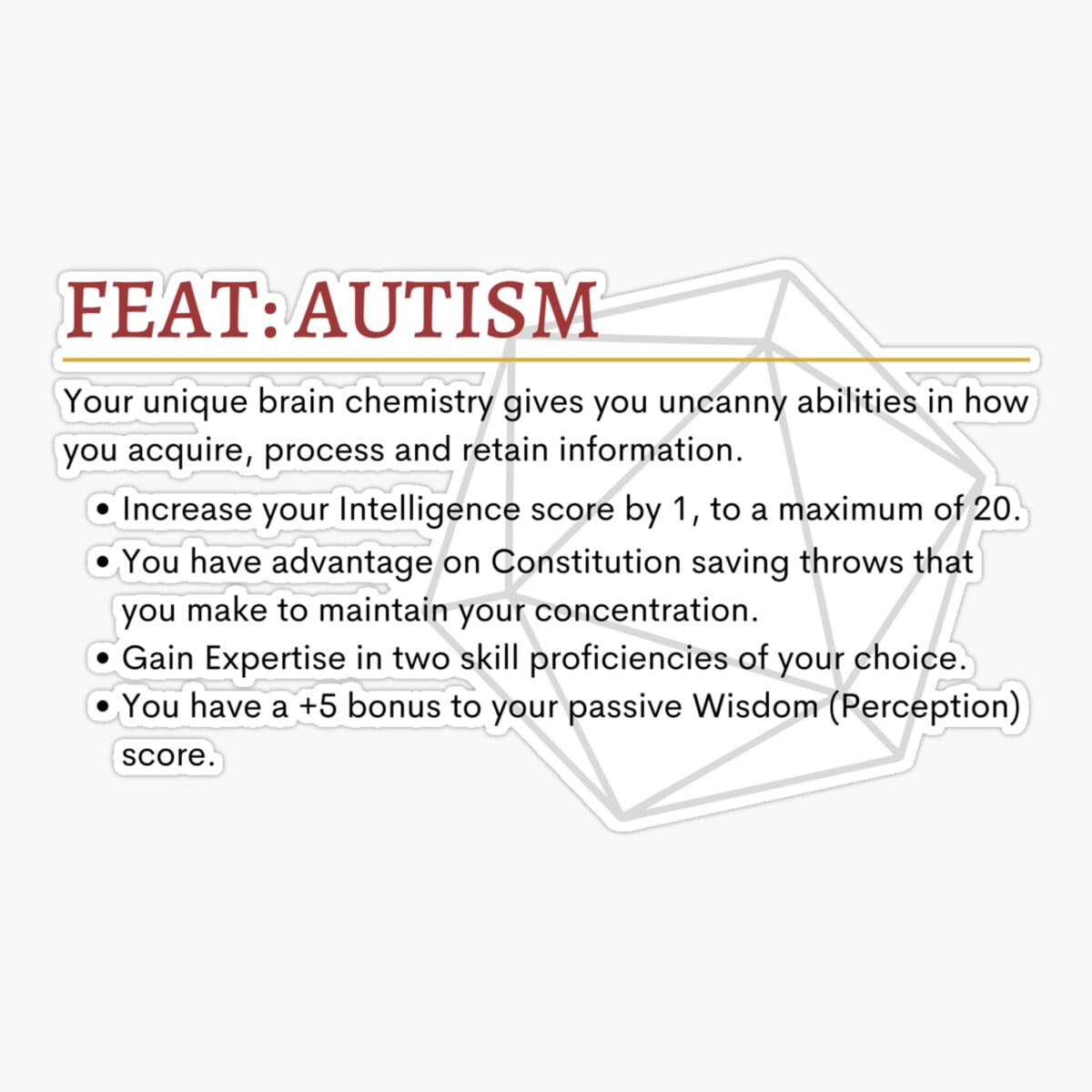 Maneki Autistic Acceptance, Autism As A Feat, Neurodiversity In Dnd Er ...