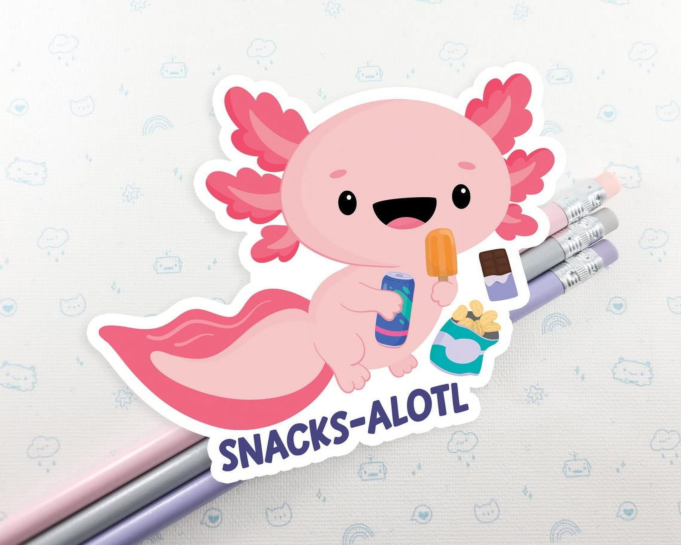 Maneki Axolotl Er, Vinyl Ers, Laptop Decal, Axolotl Gift Idea, Cute ...