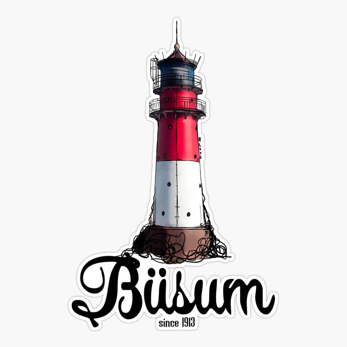 Maneki Büsum Lighthouses - North Sea North Sea Coast Schleswig-Holstein ...