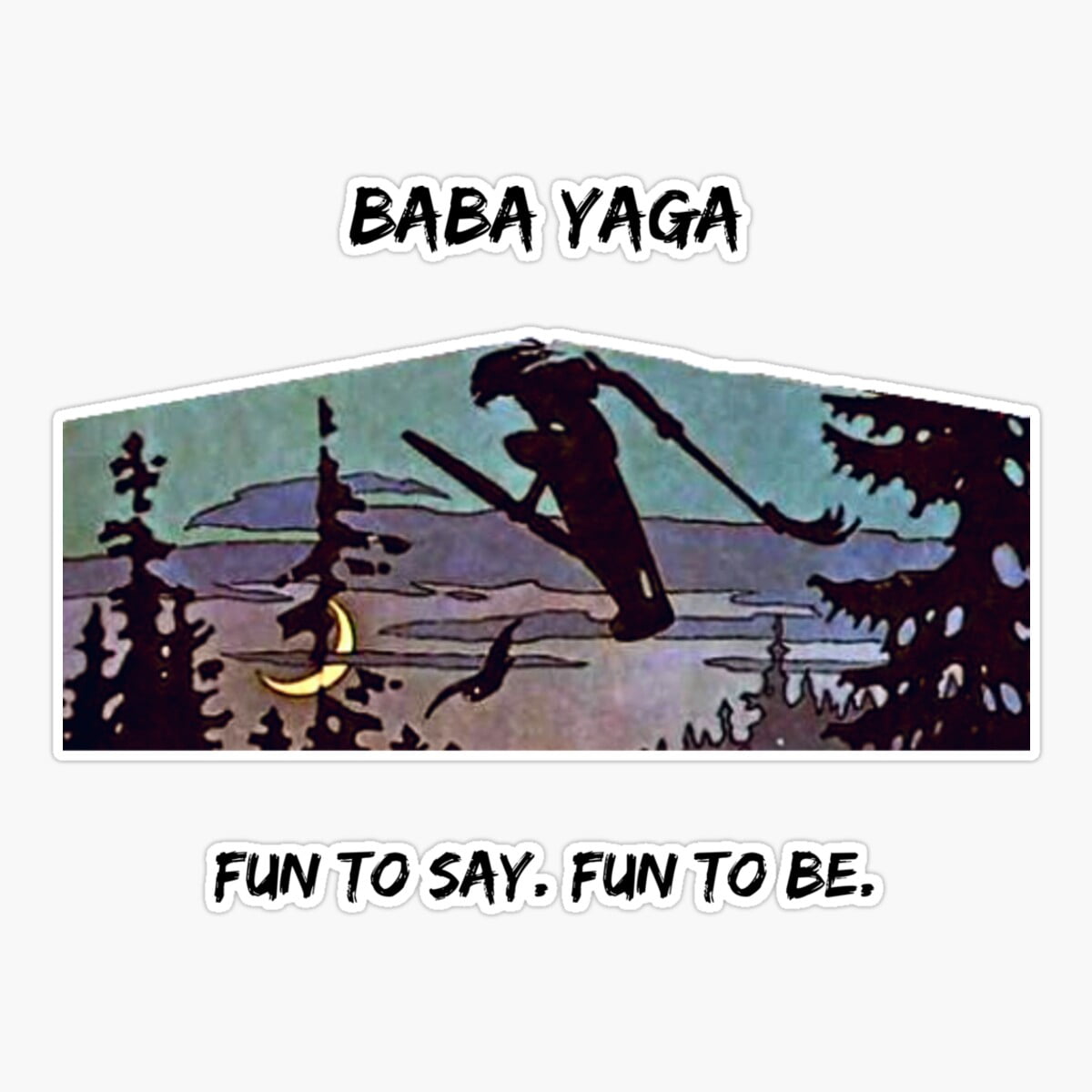 Maneki Baba Yaga. Un To Say. Un To Be. Er, Phone Decal Water Bottle ...