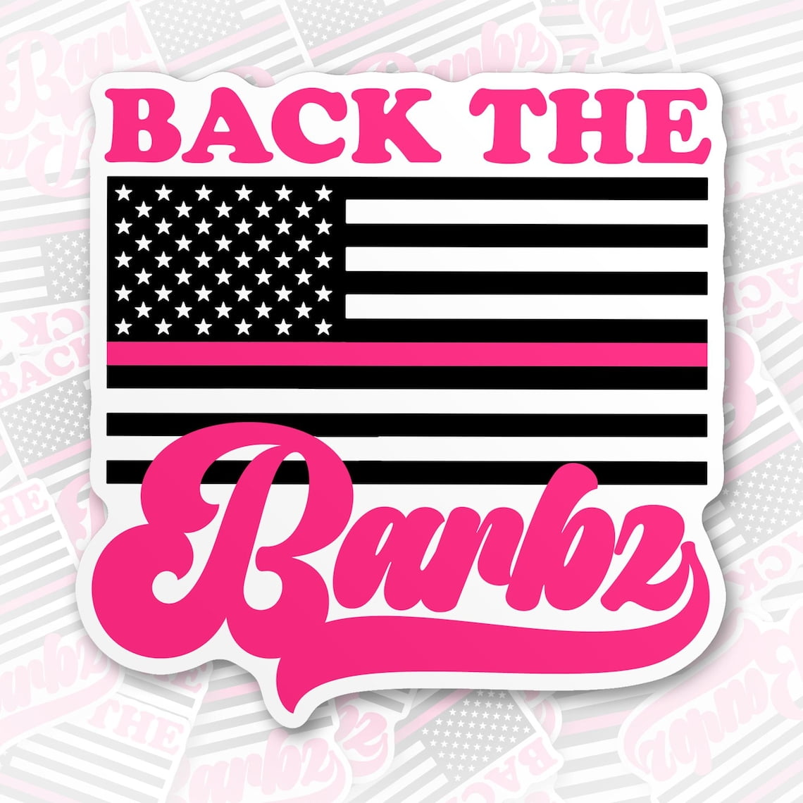 Maneki Back The Barbz Er America Flag Pink, Nicki Minaj Lover ...