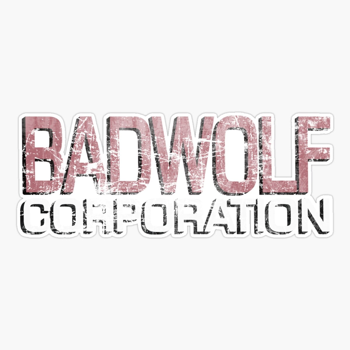 Maneki Badwolf Corporation Er, Phone Decal Water Bottle Stickers Car Decals, Funny Birthday Gift ...