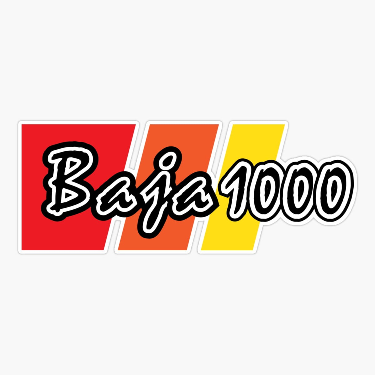 Maneki Baja 1000 Race Logo Sticker, Phone Decal Water Bottle Stickers ...