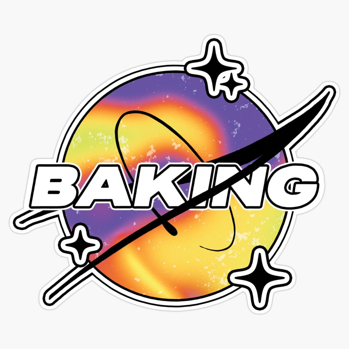 Maneki Baking (Melty Space) Er, Phone Decal Water Bottle Stickers Car Decals, Funny Birthday ...