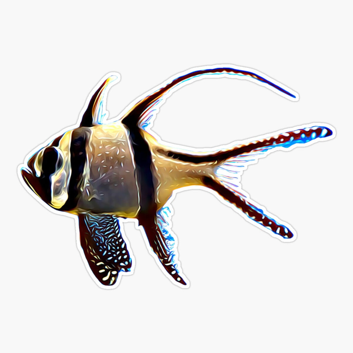 Maneki Bangaii Cardinal Saltwater Ree Aquarium Ish Tank Shirt Er, Phone ...