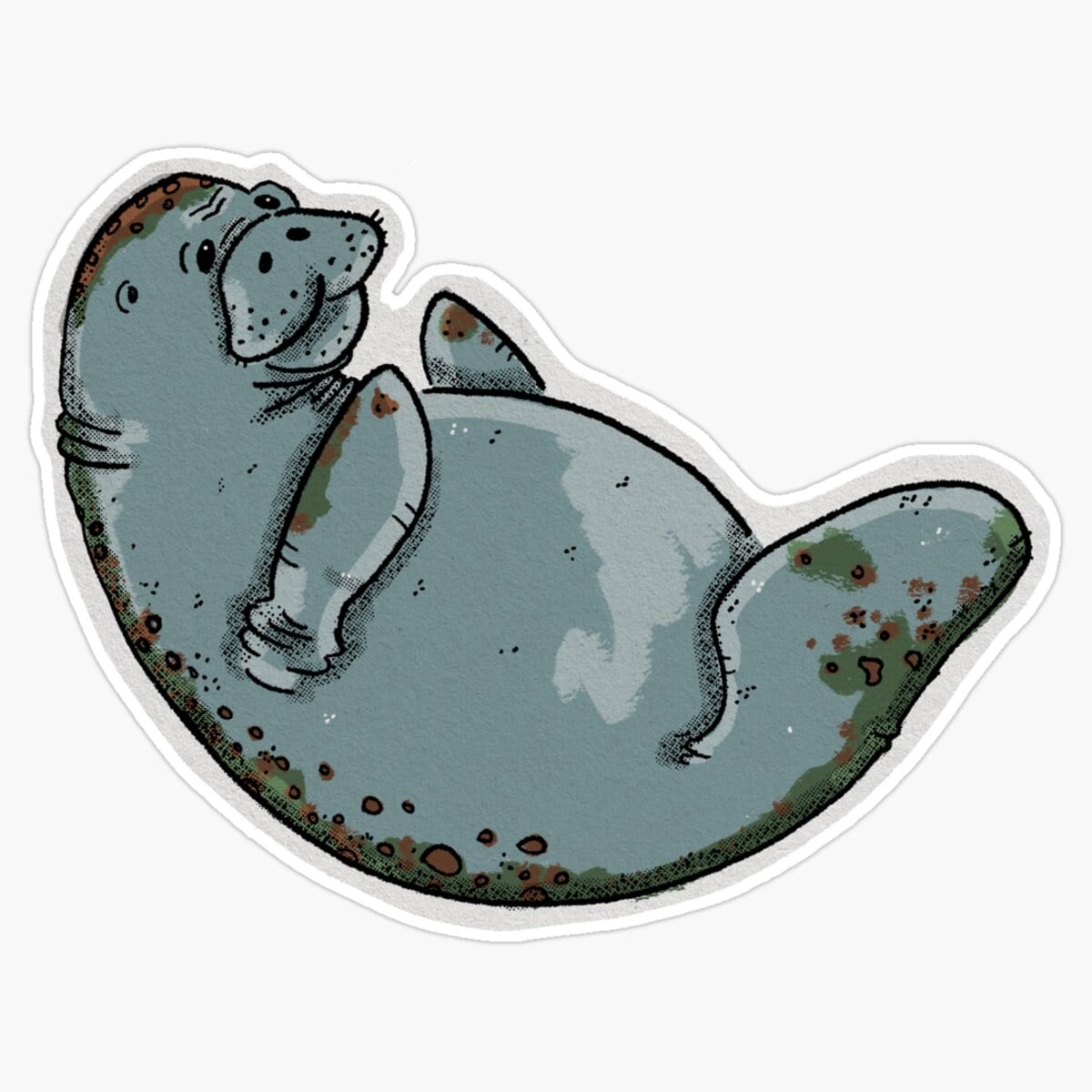 Maneki Barbra Manatee Er, Phone Decal Water Bottle Stickers Car Decals ...