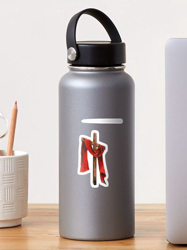 Maneki Barren Cross Sticker, Phone Decal Water Bottle Stickers Car ...