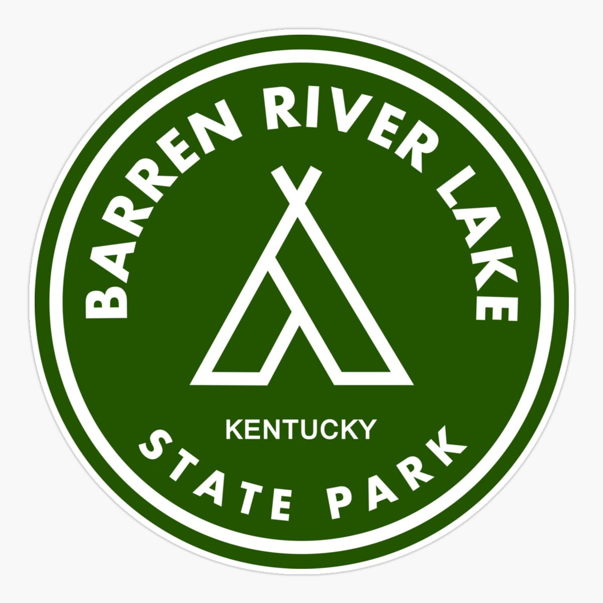 Maneki Barren River Lake State Park Kentucky Tent Er, Phone Decal Water ...