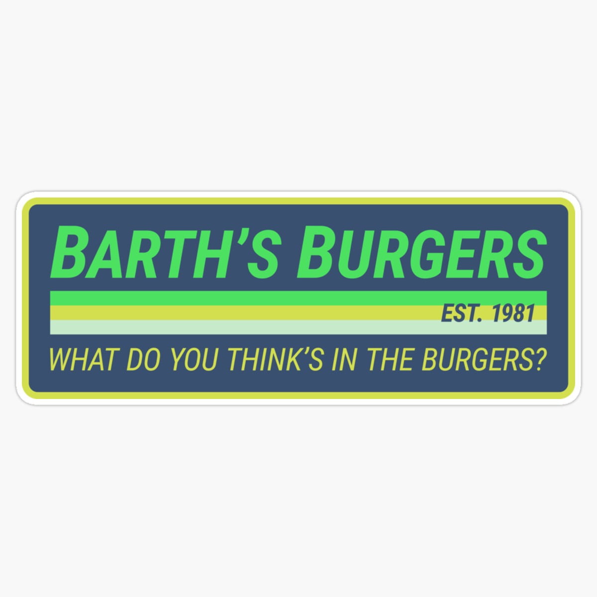 Maneki Barth'S Burgers - You Can'T Do That On Television Er, Phone ...