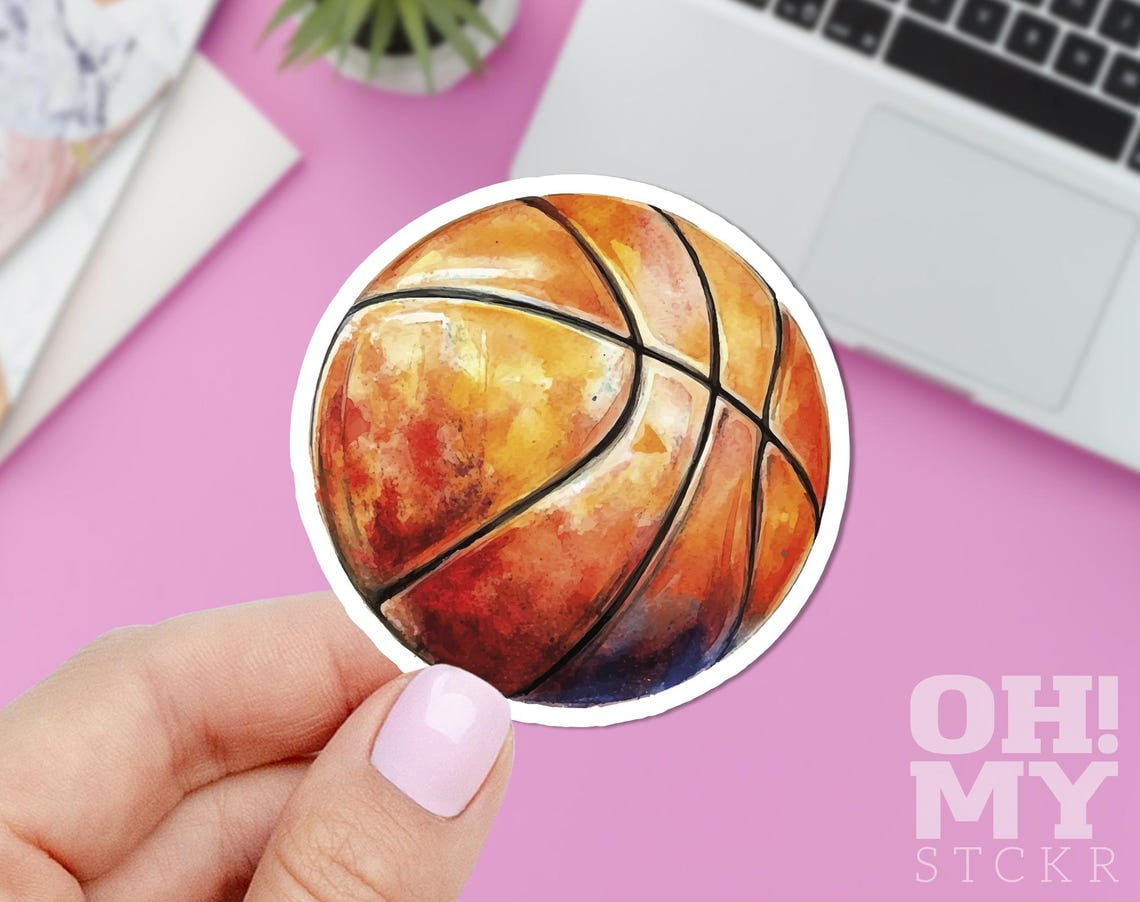 Maneki Basketball Ball Er, Ball Decal, Sport Er, Sport Decal, Game Er ...