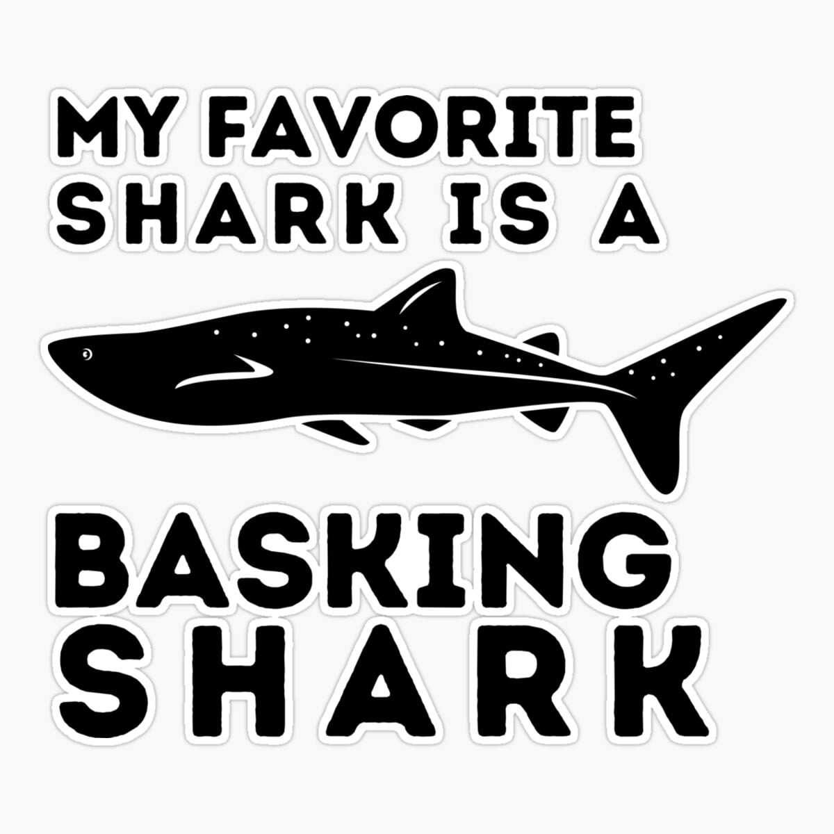 Maneki Basking Shark Er, Phone Decal Water Bottle Stickers Car Decals ...