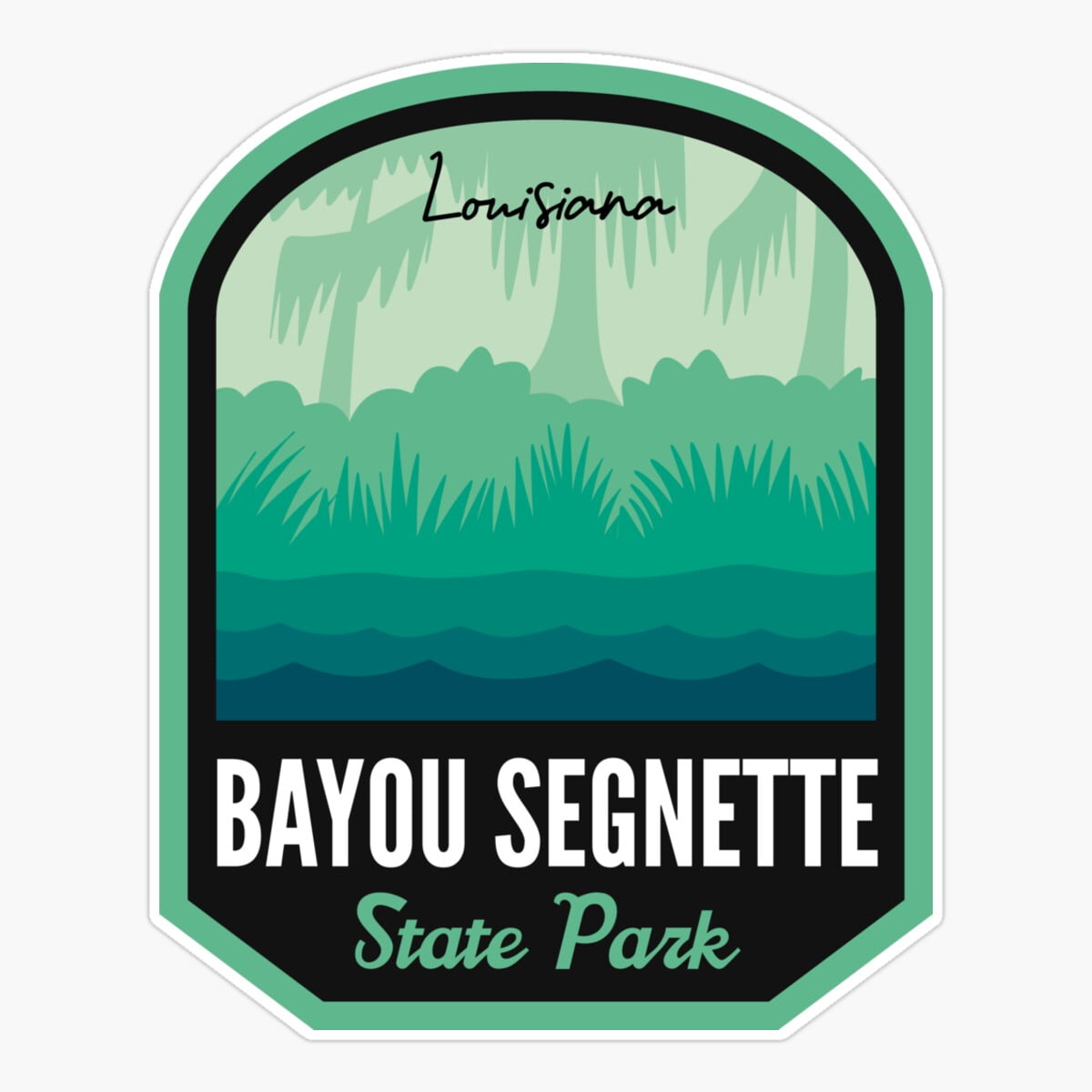 Maneki Bayou Segnette State Park Louisiana Er, Phone Decal Water Bottle ...