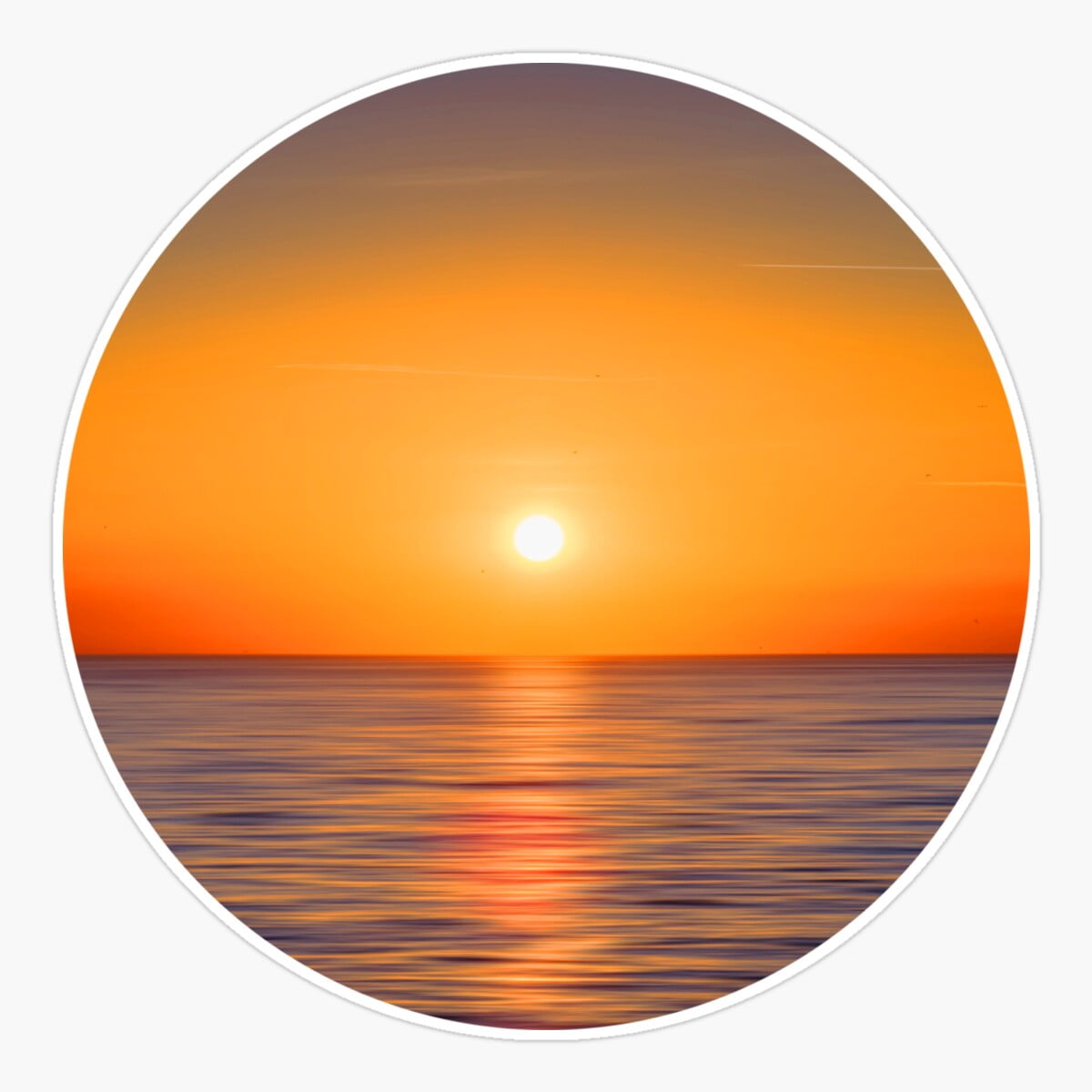 Maneki Beach Sunset Sticker, Phone Decal Water Bottle Stickers Car ...