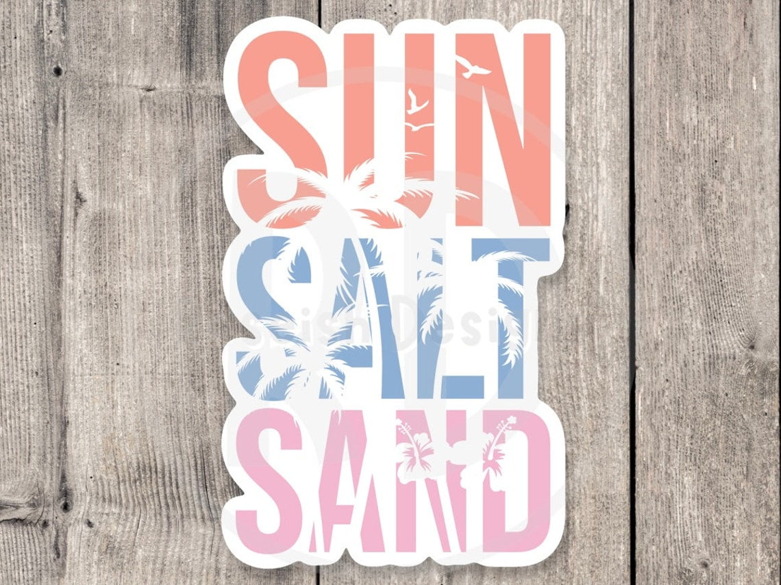 Maneki Beach ers, sun salt sand, beach lover gifts, positive quotes ...