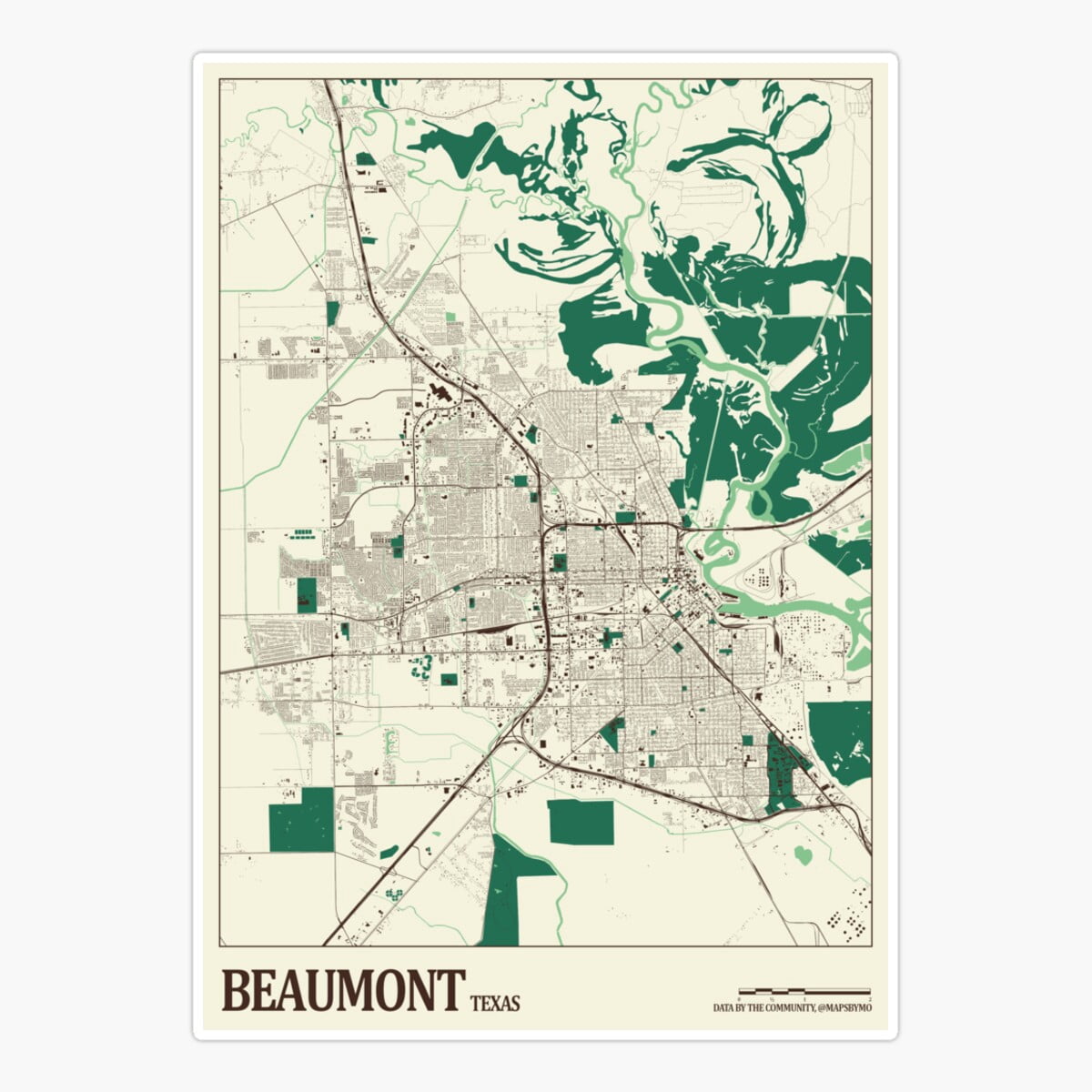 Maneki Beaumont Street Map Sticker, Phone Decal Water Bottle Stickers ...