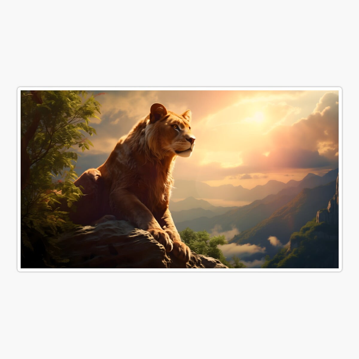 Maneki Beautiful Lioness, Female Lion Wild Cat Predator Animal In ...