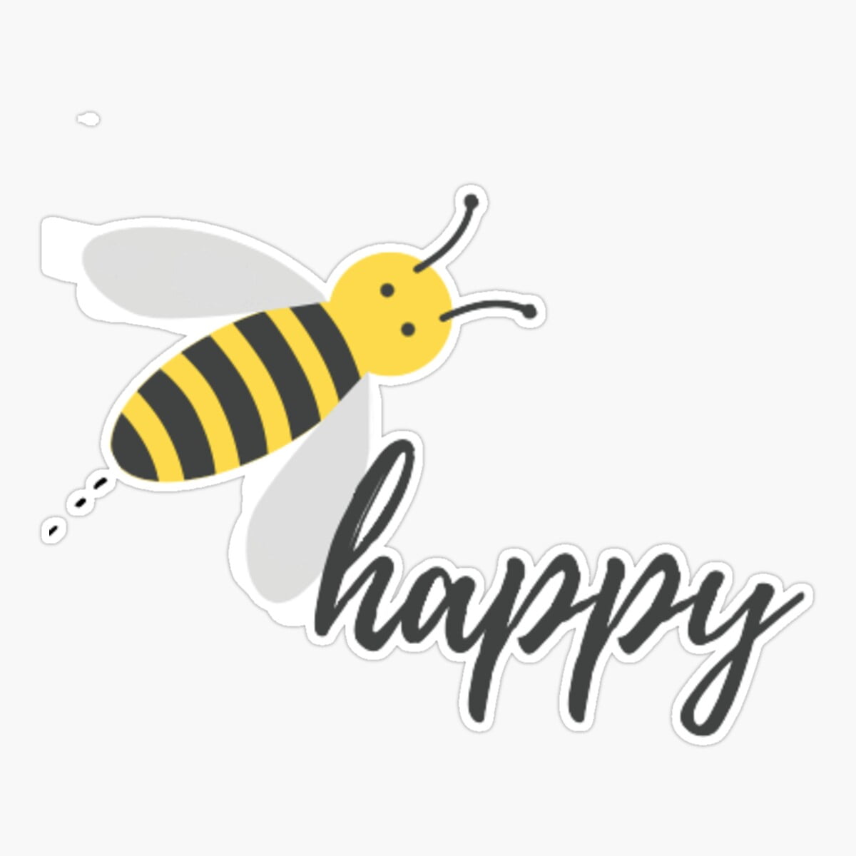 Maneki Bee Happy Er Er, Phone Decal Water Bottle Stickers Car Decals ...