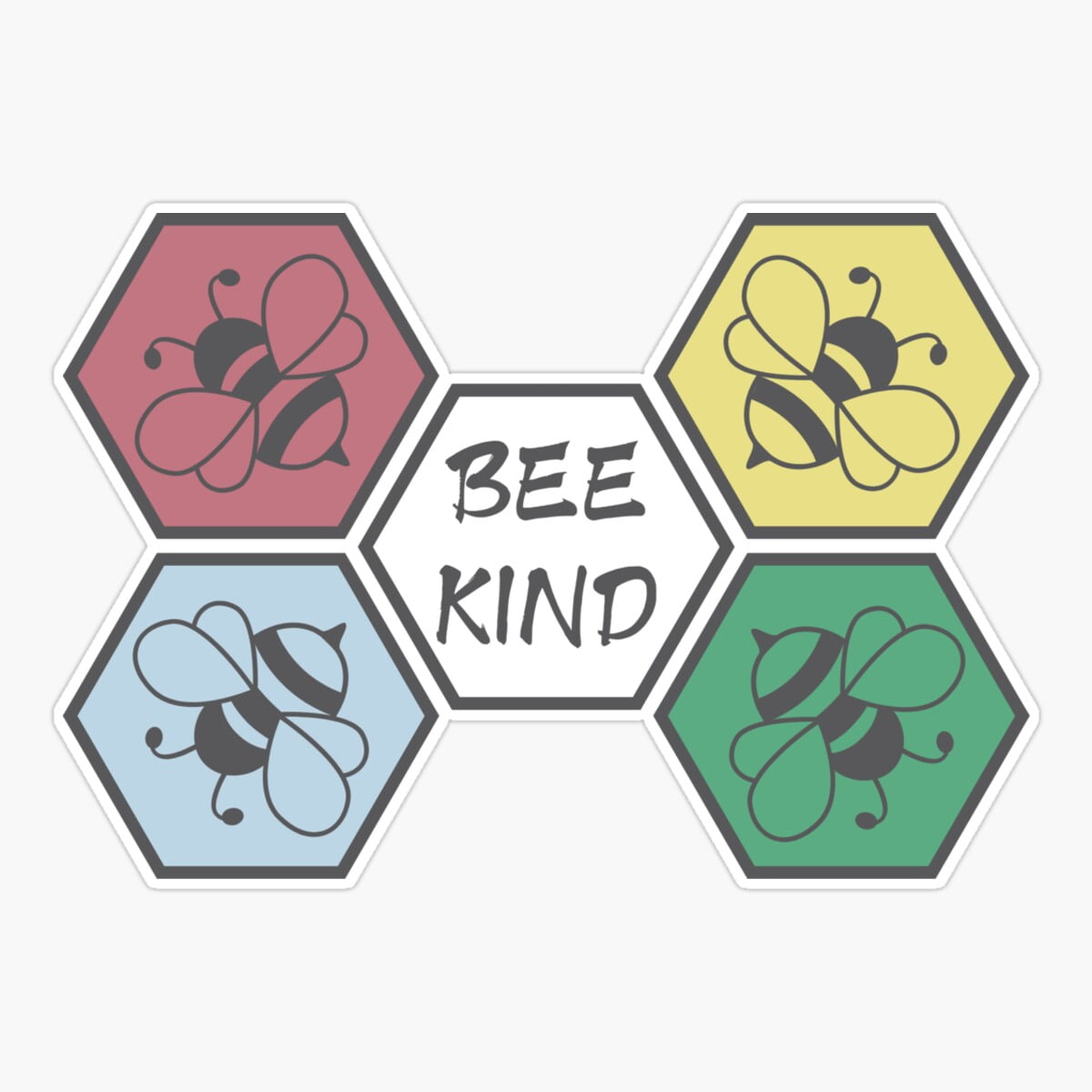 Maneki Bee Kind Er, Phone Decal Water Bottle Stickers Car Decals, Funny ...