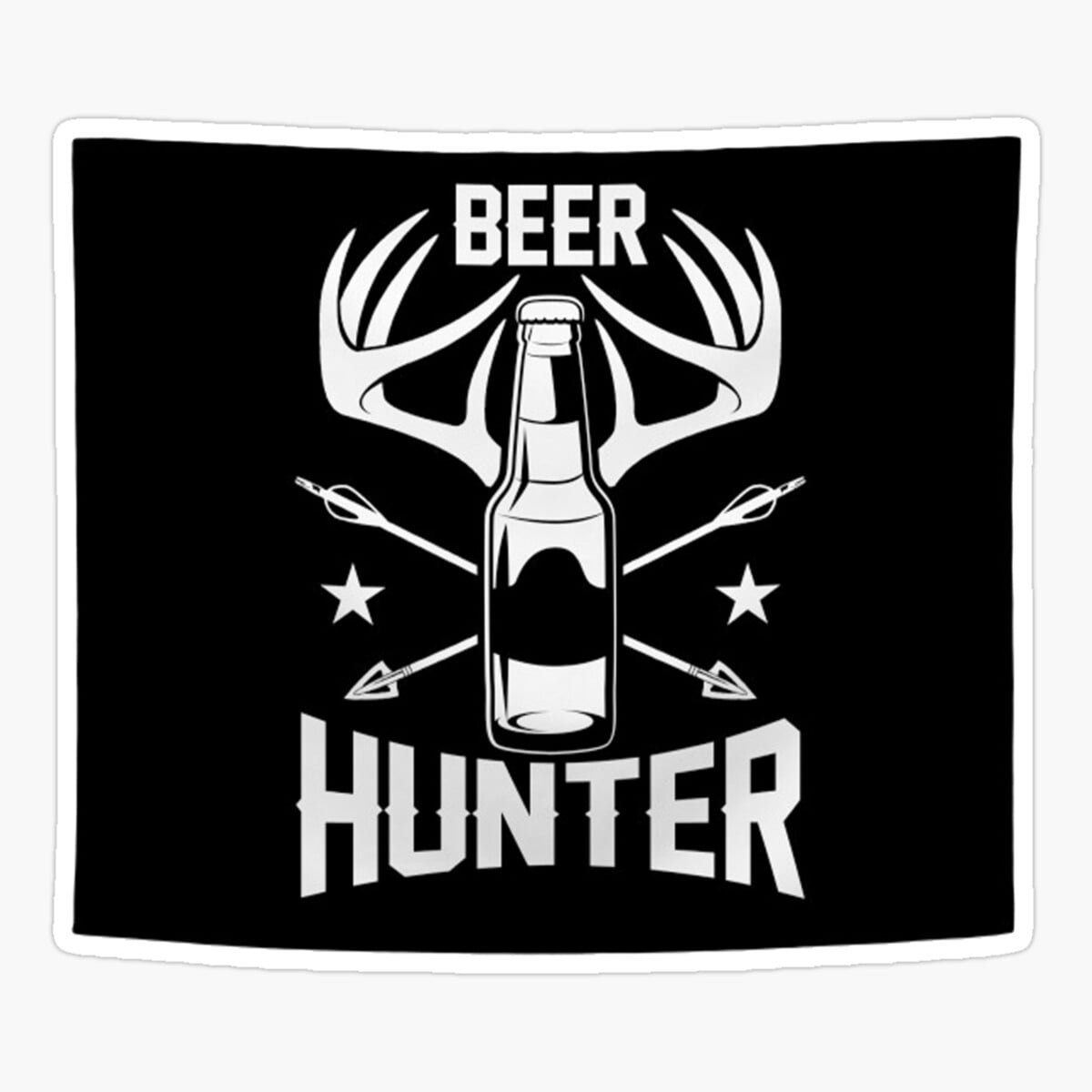 Maneki Beer Hunter Er, Phone Decal Water Bottle Stickers Car Decals ...