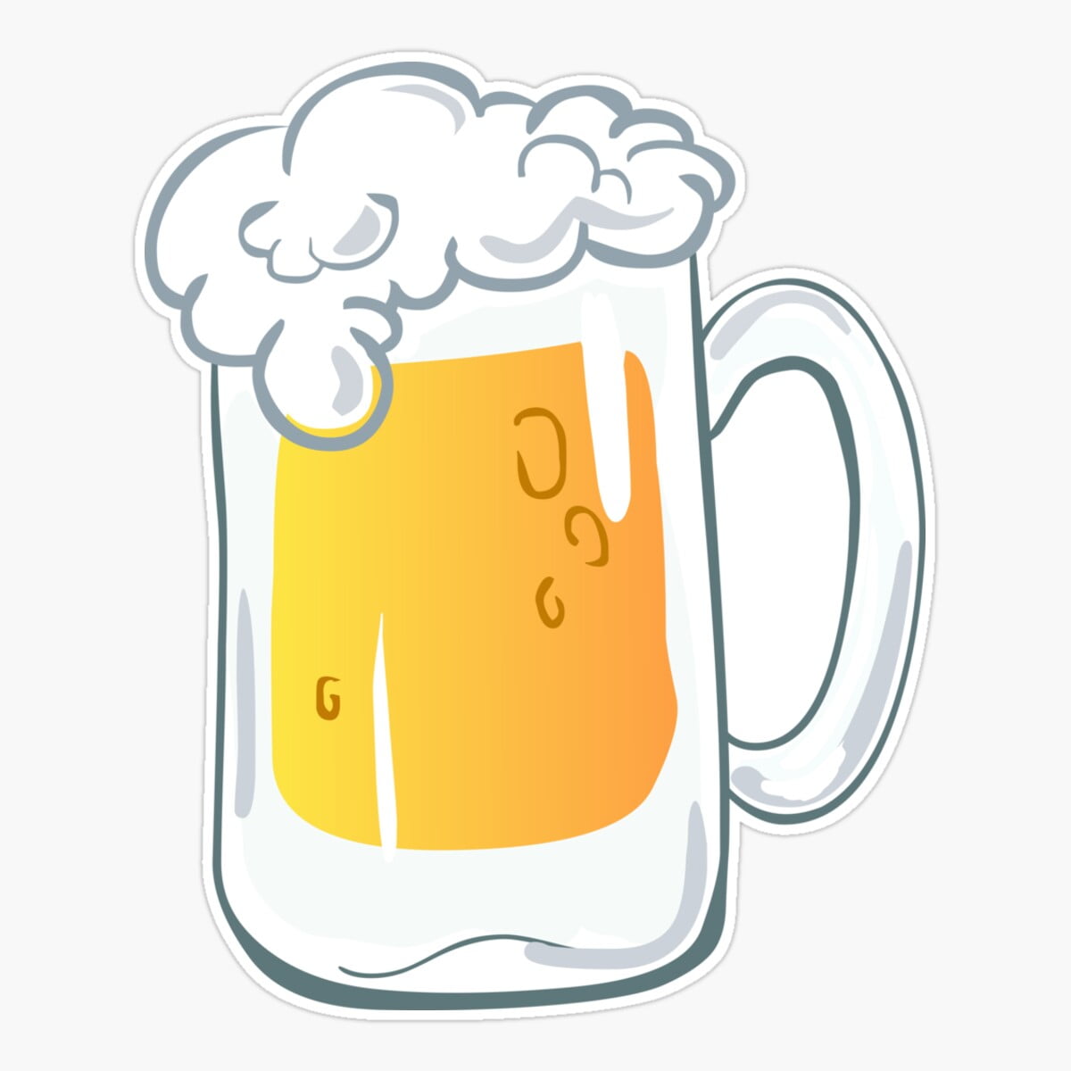 Maneki Beer Mug Er, Phone Decal Water Bottle Stickers Car Decals, Funny ...