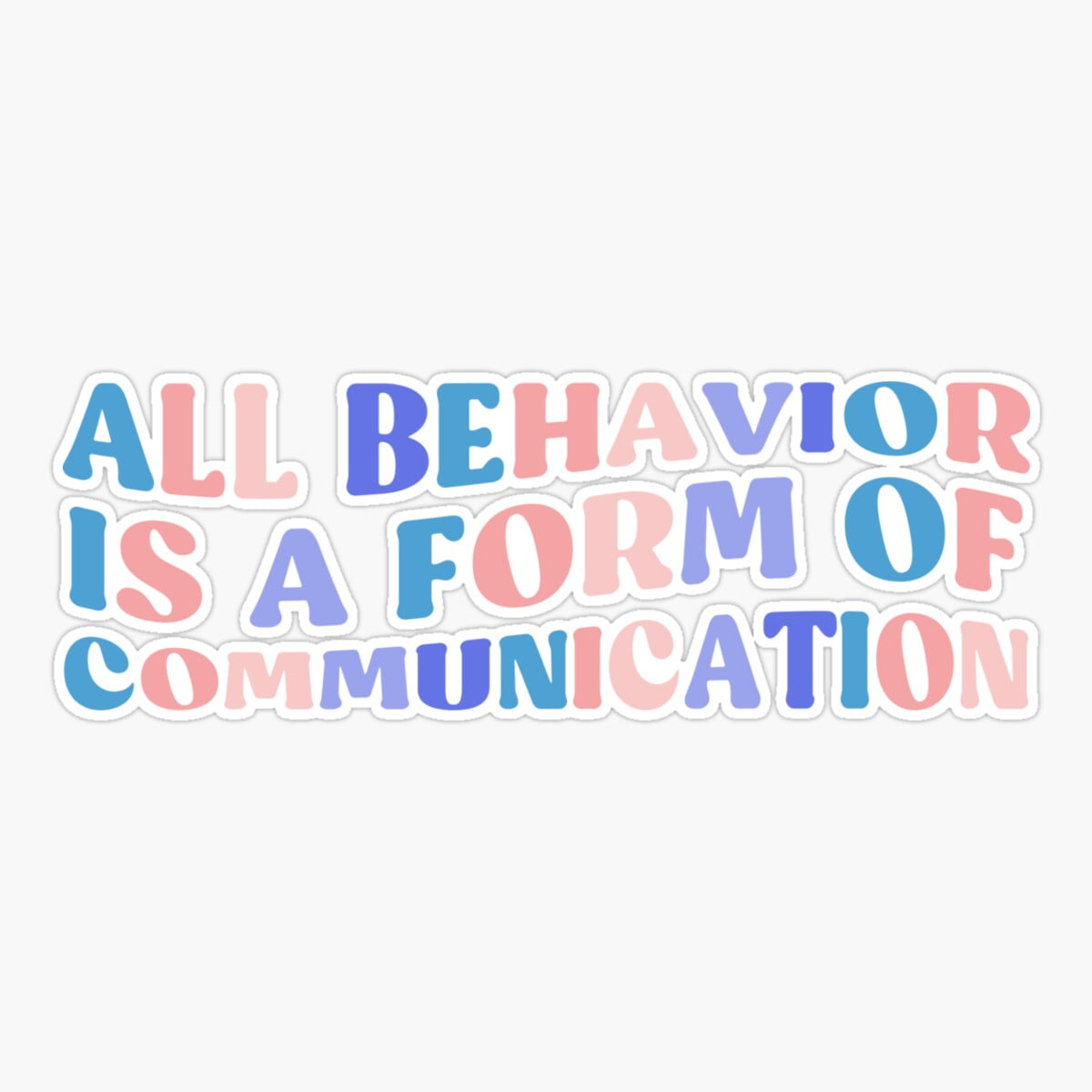 Maneki All Behavior Is A Form Of Communication Autism Special Ed ...